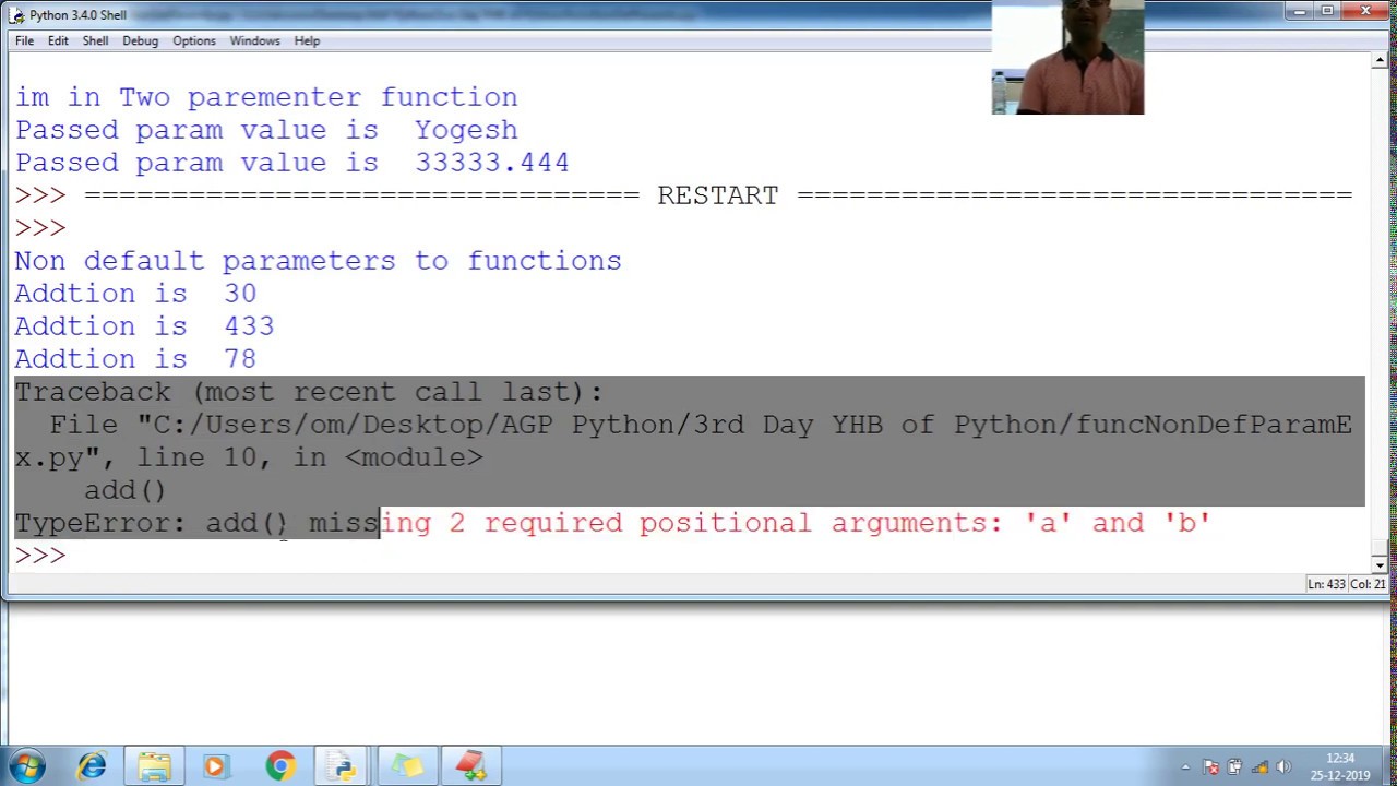 56 Python Function Parameters Types Python Programming Tutorial For