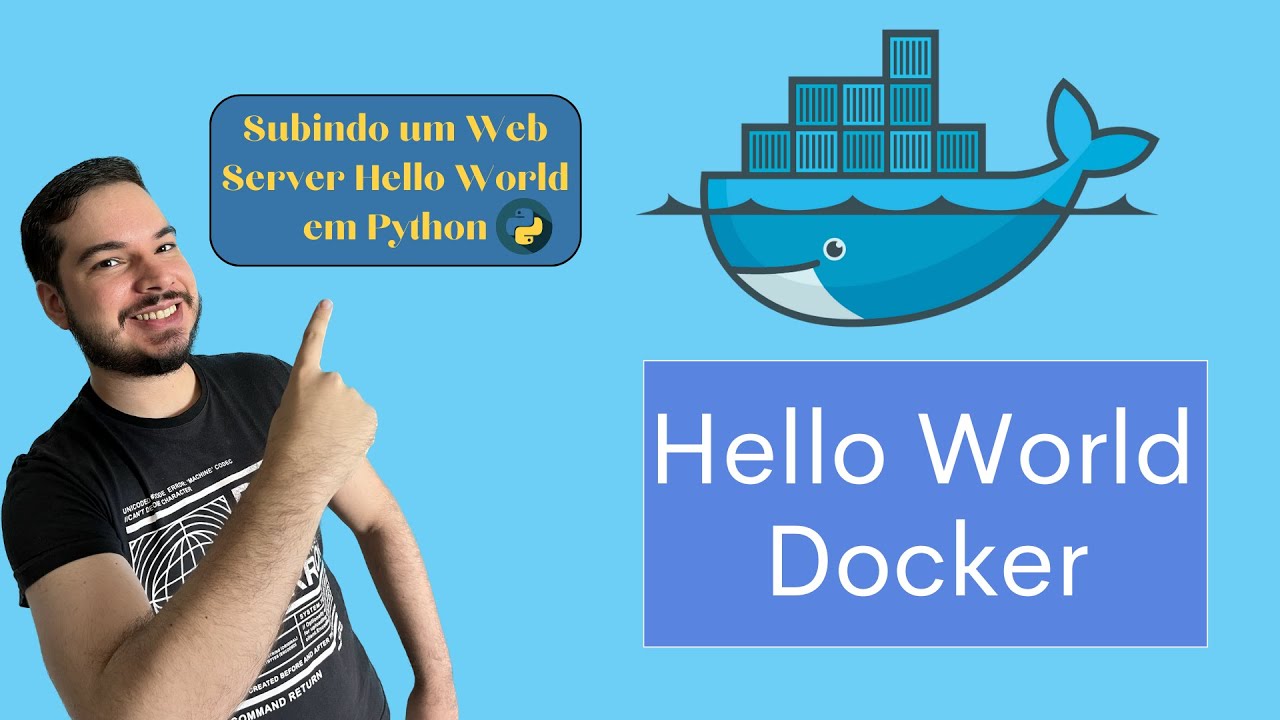 Docker Hello World Subindo Web Server Python Youtube
