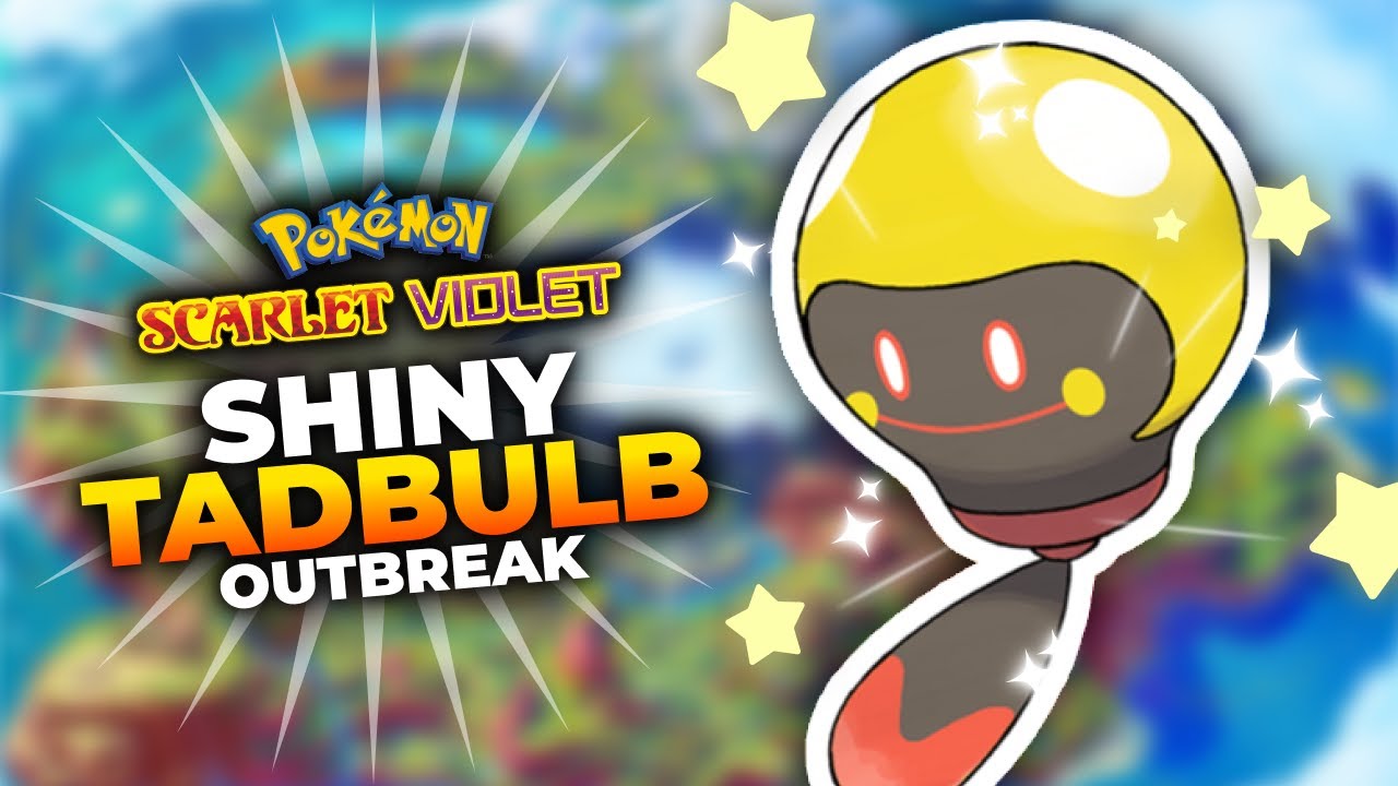Shiny Tadbulb Outbreak In Pokemon Scarlet Violet Youtube