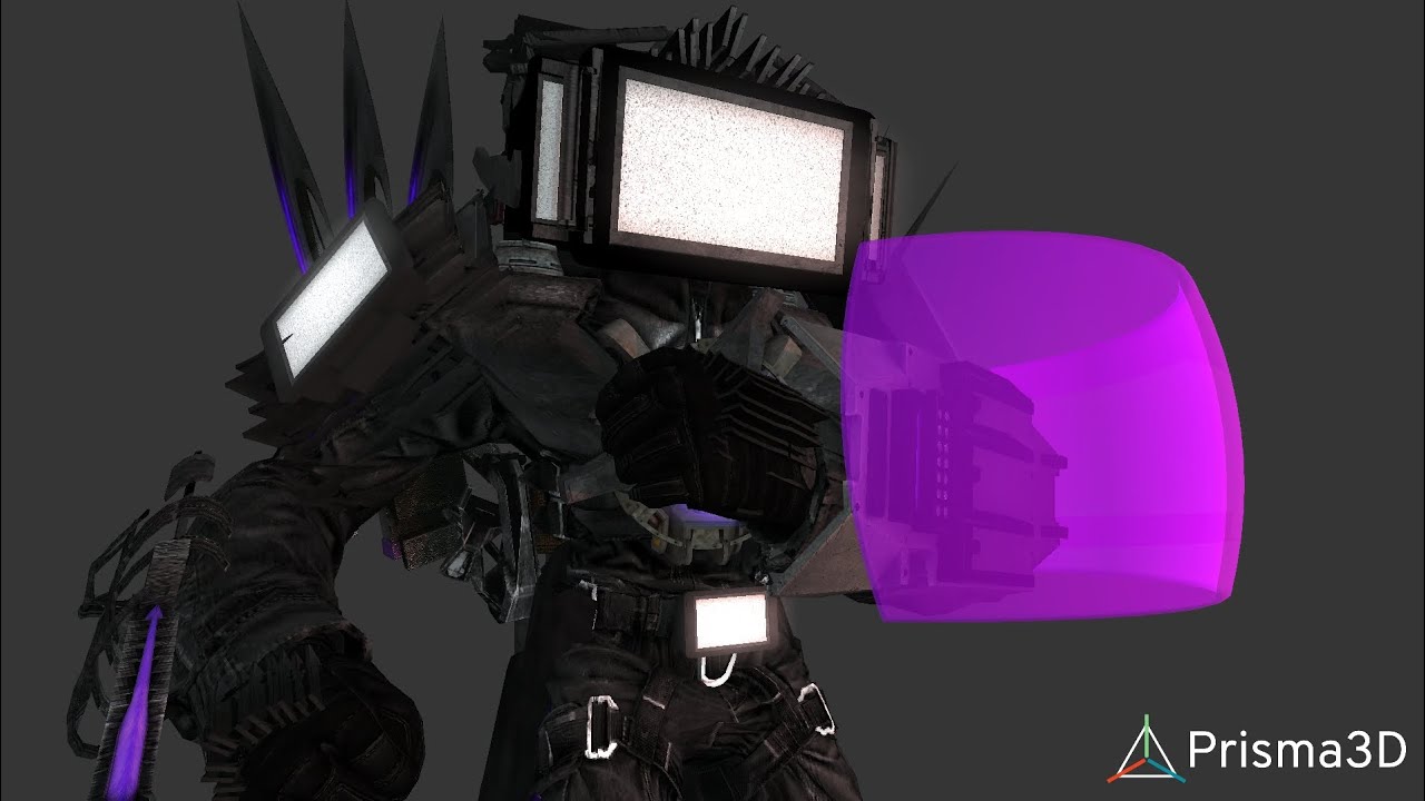 Titan Tv Man Animation Test Prisma 3d Youtube