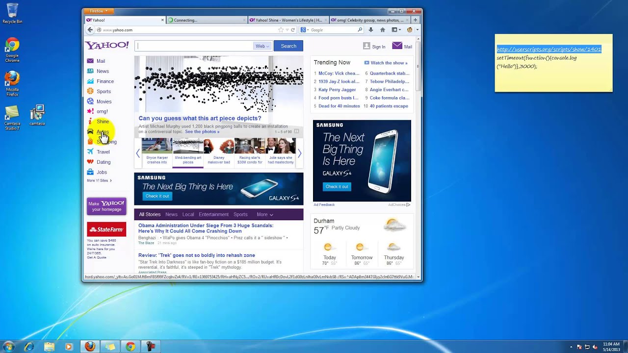 Greasemonkey Installing The Autoclick Script Youtube
