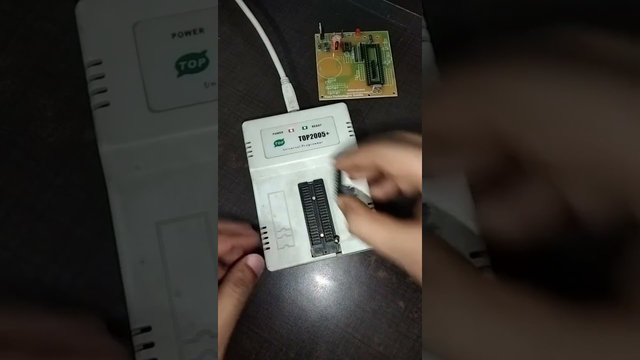 Microcontroller Ic Programming Using Universal Programmer Ic Burner