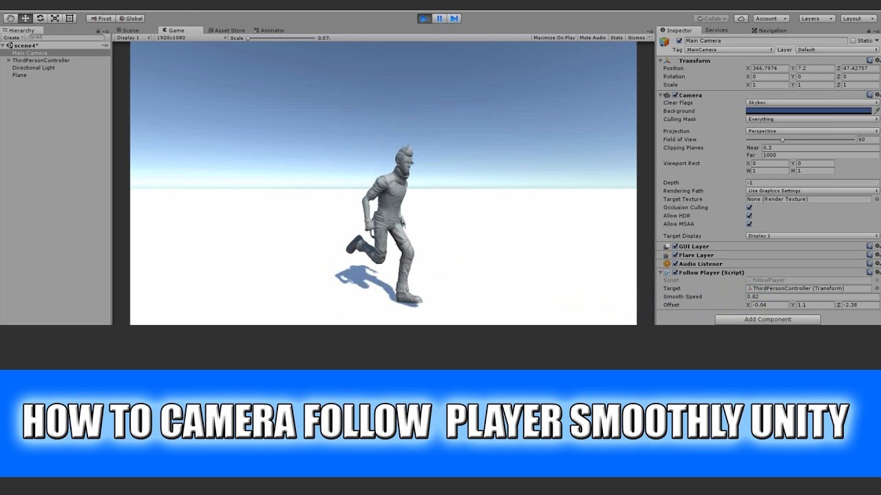 Camera Following Player Smoothly In Unity How To Camera Follows