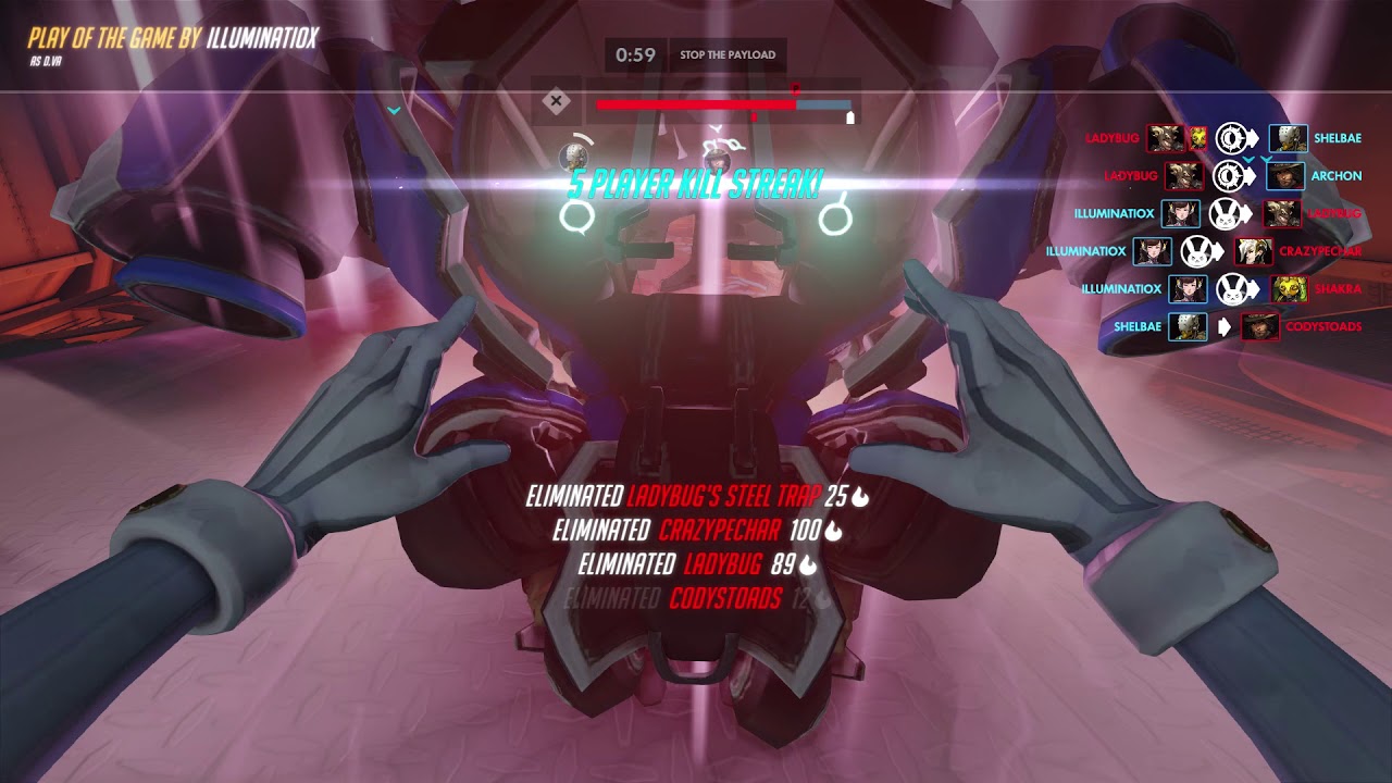 Potg Kings Row Dva Junkrat Quintuple Kill 18 03 05 18 20 32 Youtube