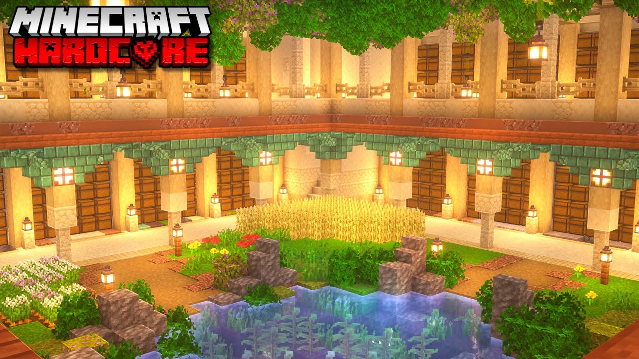 I Built The Ultimate Underground Base In Minecraft Hardcore Youtube