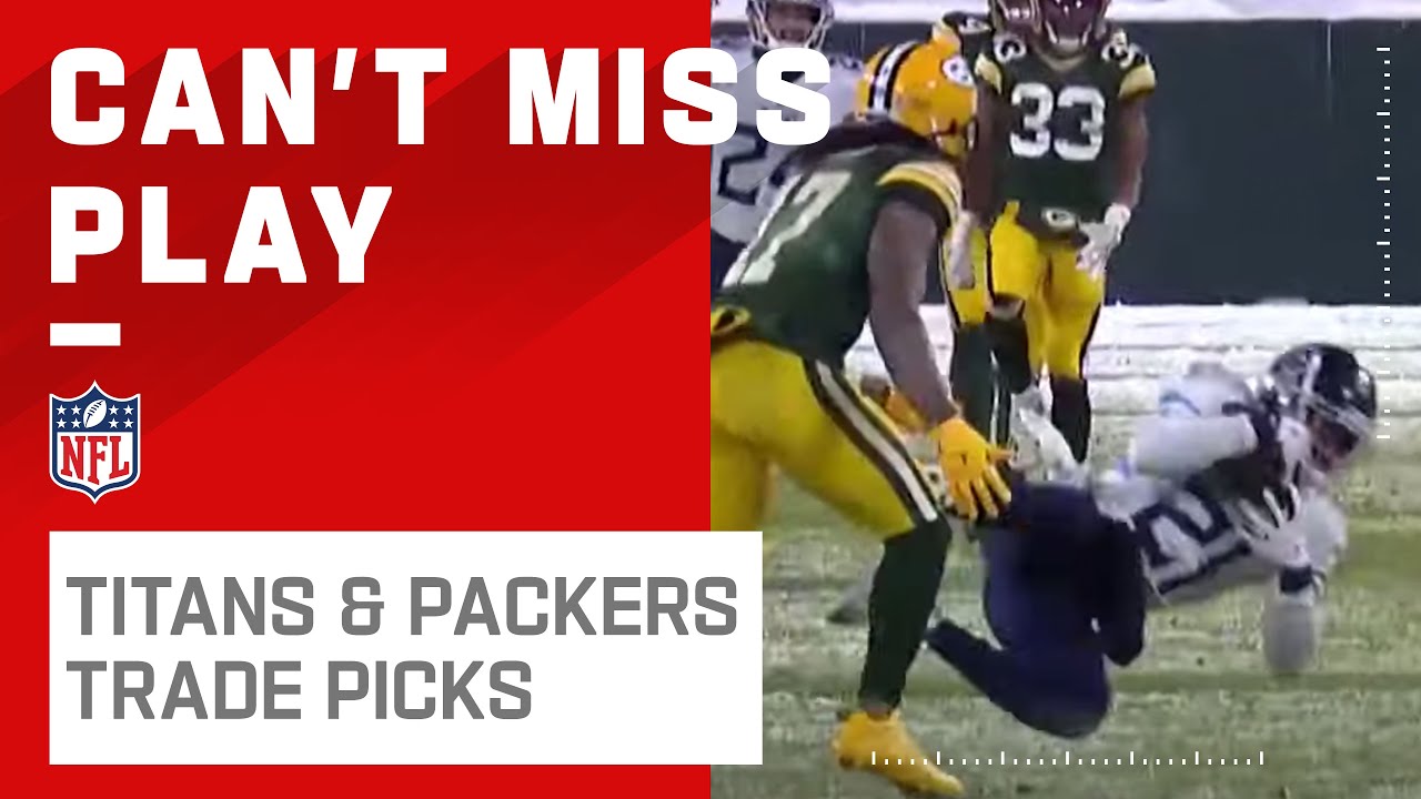 Titans Packers Take Turns W Spectacular Picks Youtube