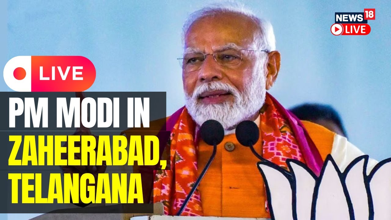Pm Modi Live Prime Minister Modi In Zaheerabad Telangana Lok Sabha
