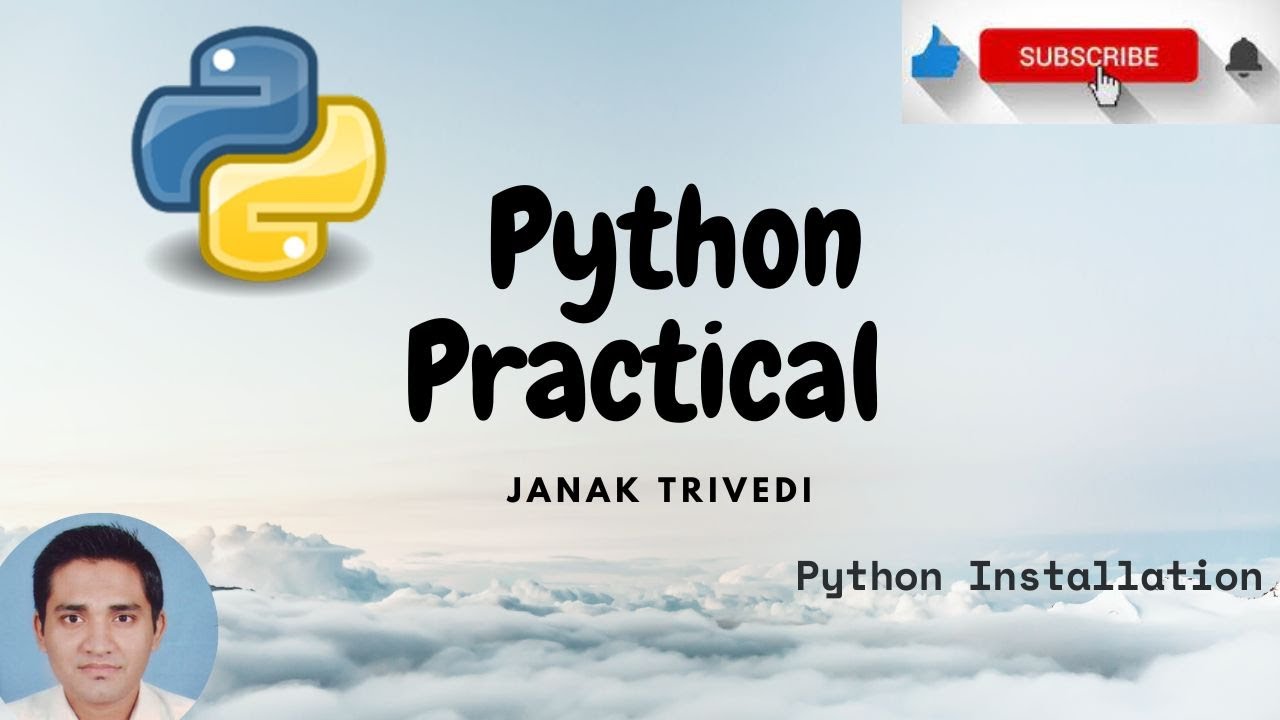 Experiment 1 Python Installation Python Programming Practical Youtube