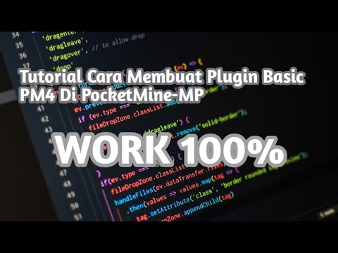 Tutorial Cara Membuat Plugin Basic Pm4 Pocketmine Mp 1 Youtube