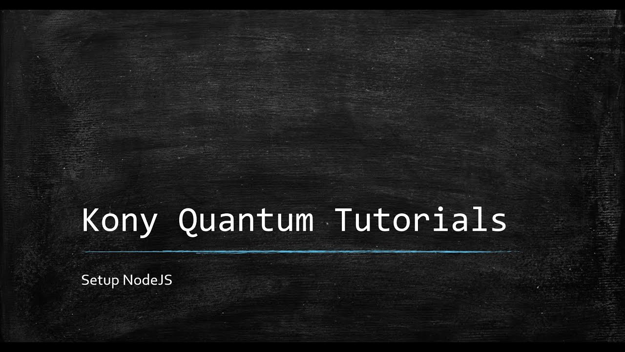 Setup Nodejs Youtube