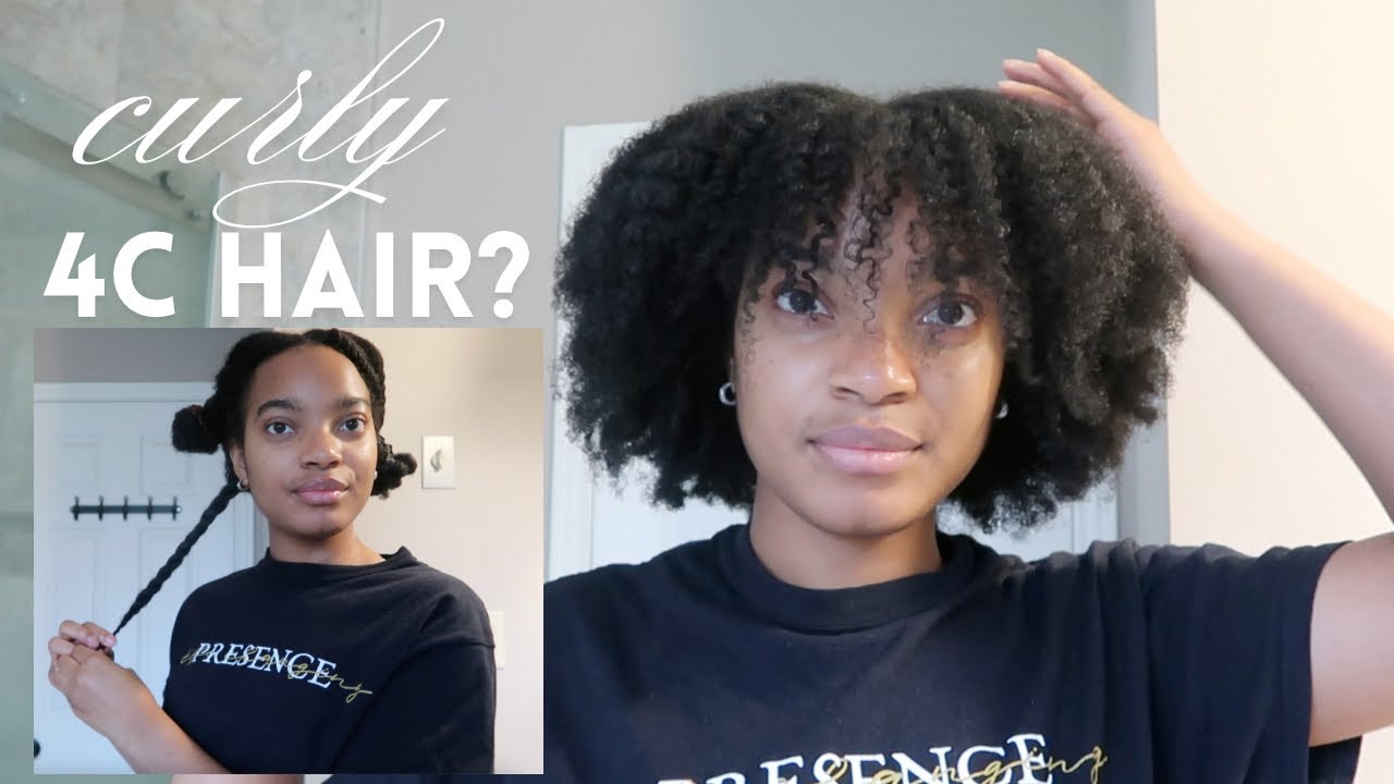 Easy 4c Natural Hair Style For Length How To Get A Curly Hair Texture