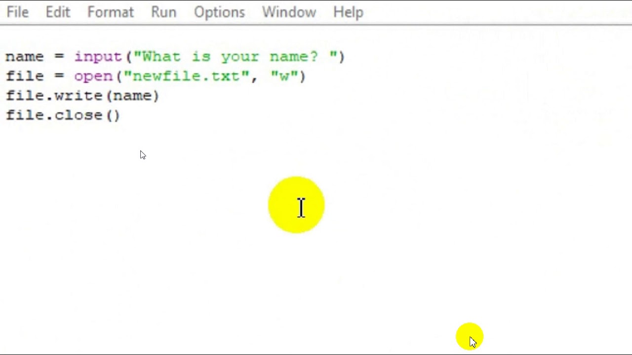 Writing Python Youtube