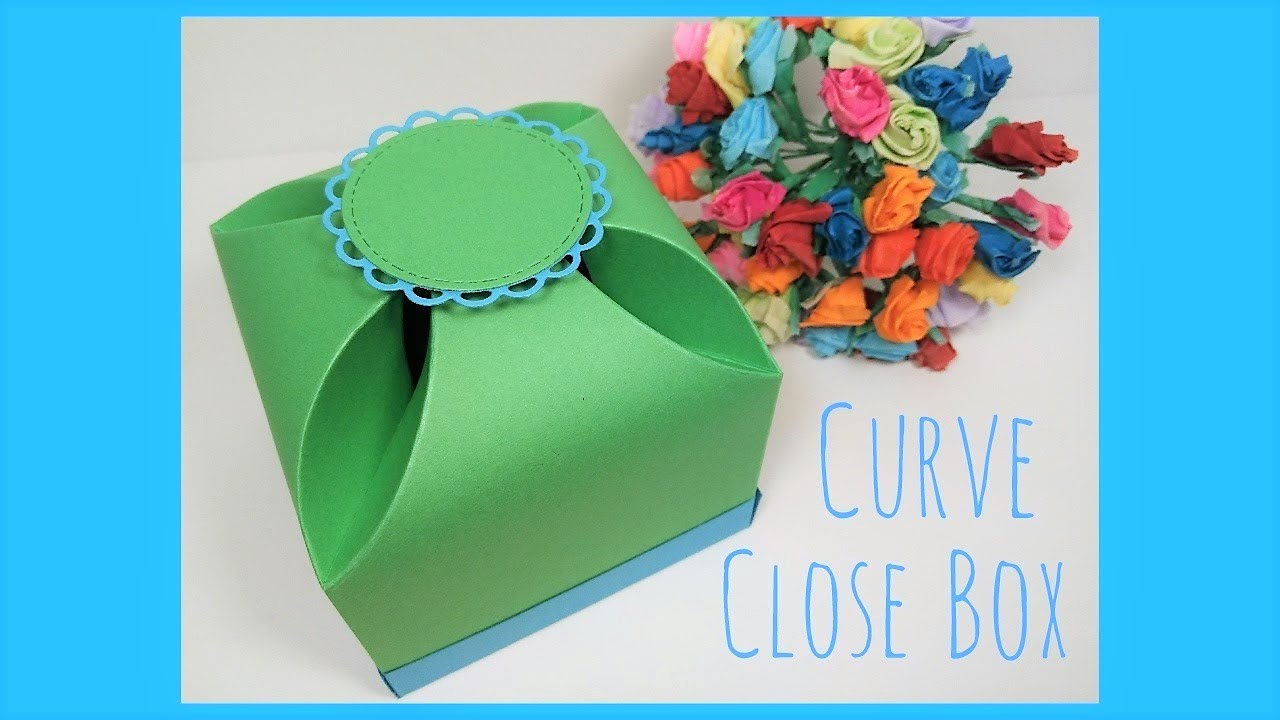 Curved Close Large Gift Box Video Tutorial Youtube