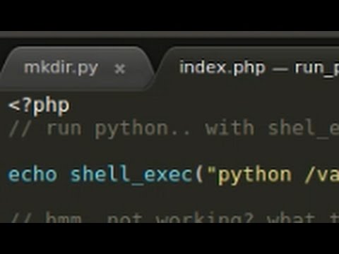 Php Tutorial Run Python From Php In Ubuntu Youtube
