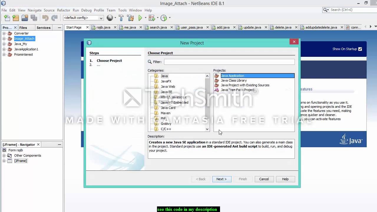 How To Attach And Display Photo In Jlabel In Java Youtube