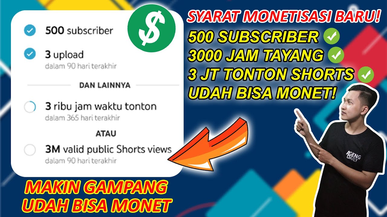 Syarat Monetisasi Youtube Terbaru Lebih Gampang Untuk R Pemula