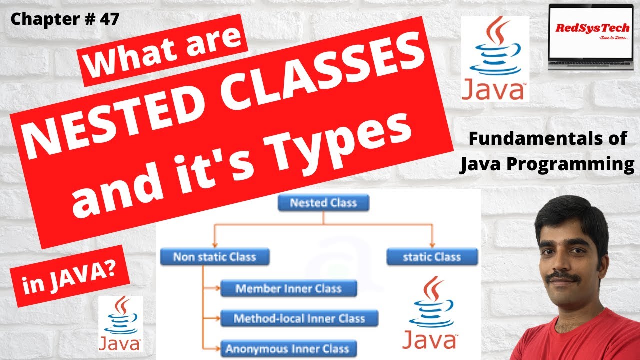 47 Nested Classes In Java Nested Class Types Of Inner Classes In