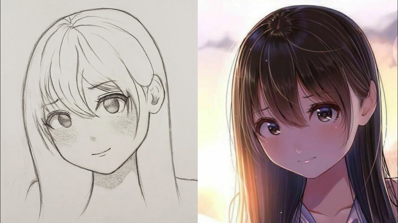 Drawing Anime Girl Tutorial At Bambi Foust Blog