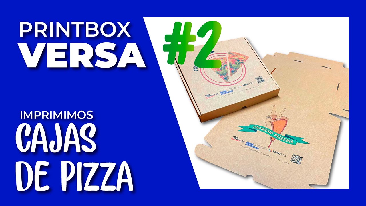 Imprimir Cajas De Pizza A Todo Color Con Printbox Versa 60 Averigua