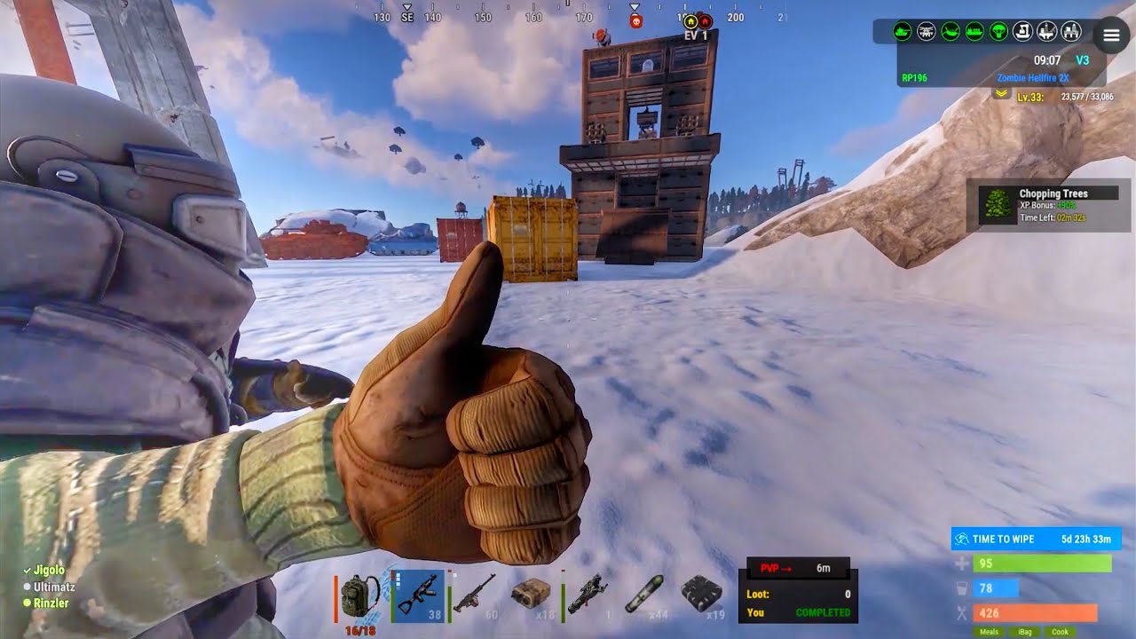 Rust Pve Base Raid Youtube