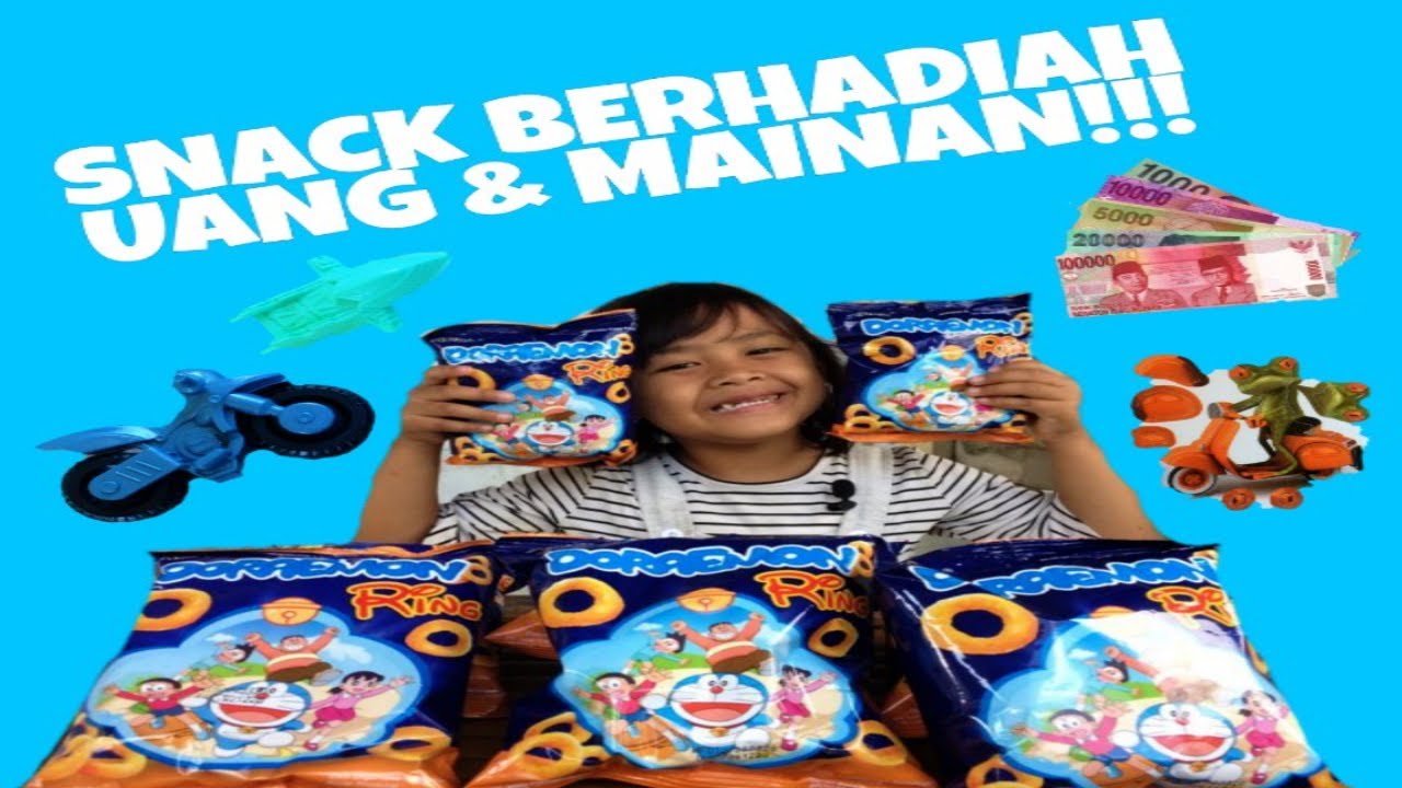 Unboxing Snack Berhadiah Uang Youtube