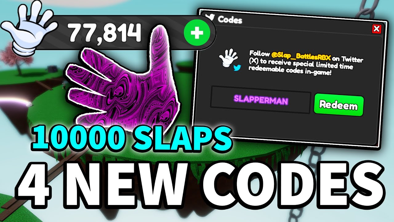 New Working All Codes For Slap Battles In 2024 March Roblox Slap