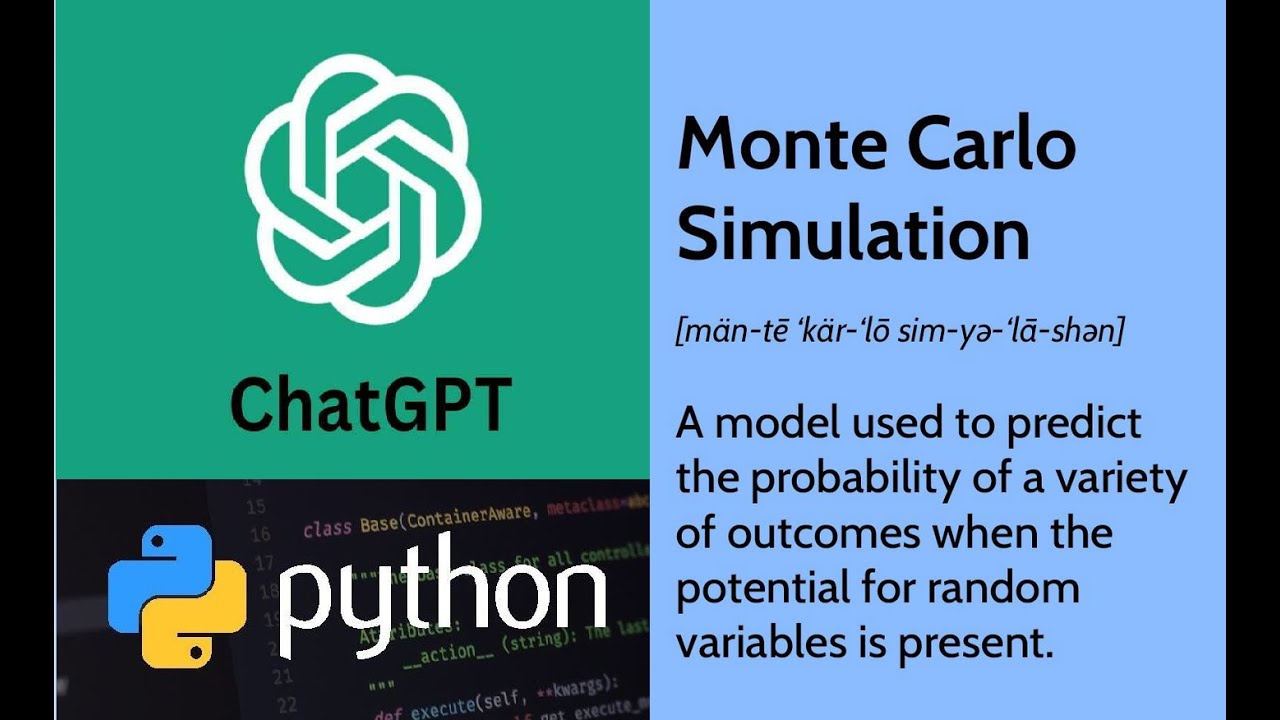 Monte Carlo Simulation With Python Code Youtube