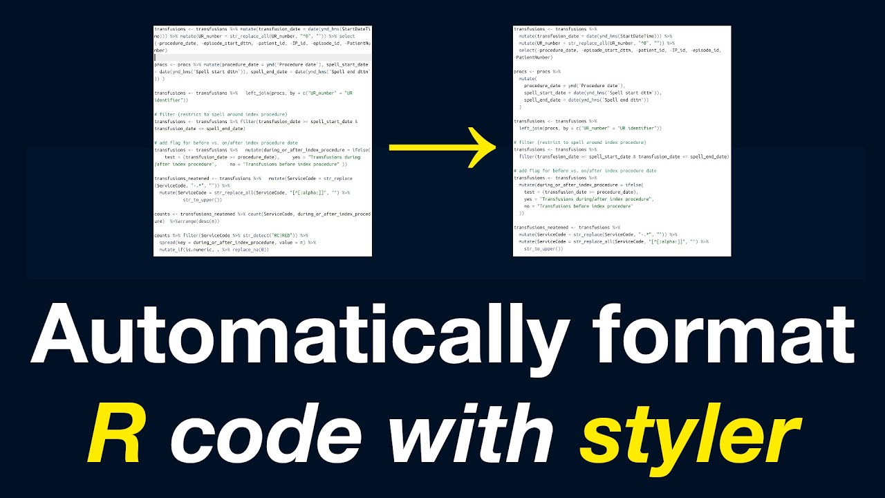 Effortlessly Simplify Your R Code With These Tips And Tricks Youtube