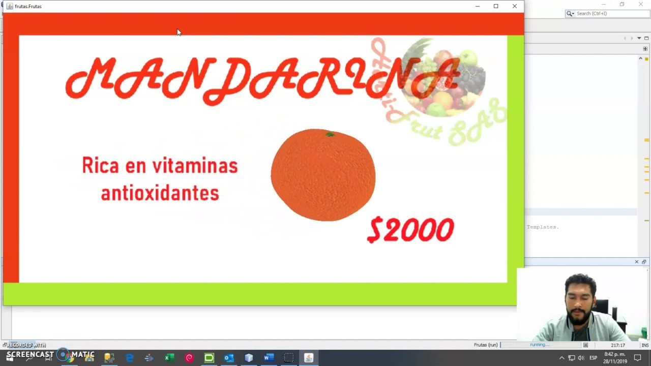 Java 3d Animación Fruta Youtube