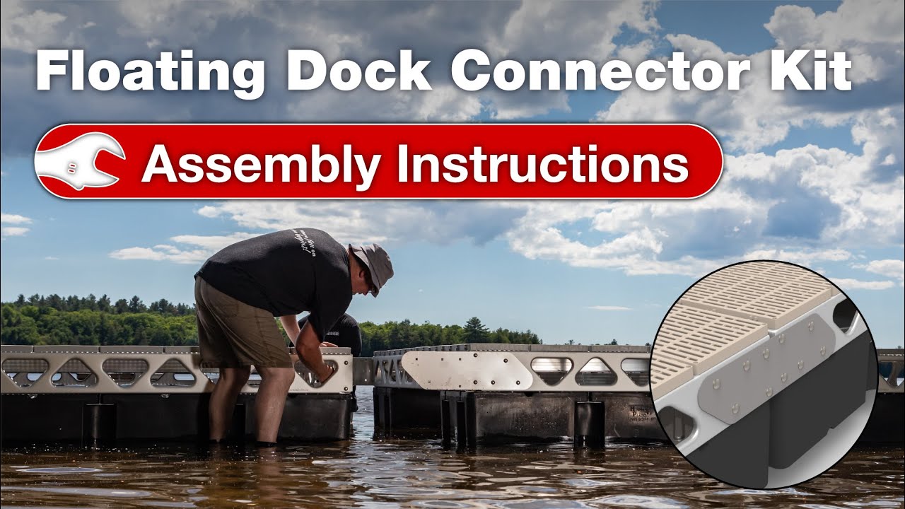Floating Dock Connector Kit Assembly Instructions Youtube