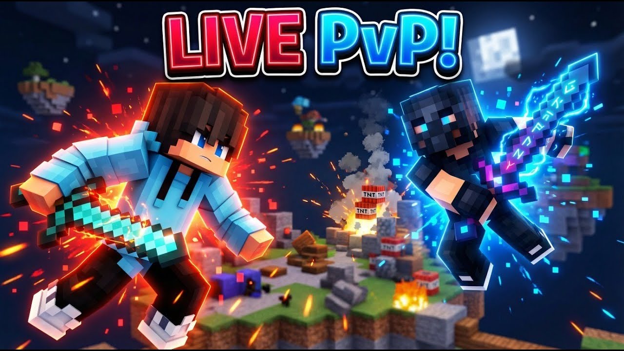 рџ ґ Live Minecraft Pvp Insane Fights Combo Practice 1v1 Duels Road