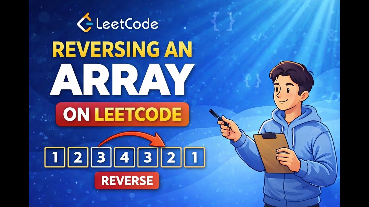 Reverse An Array In C Leetcode Array Problem Solution Youtube