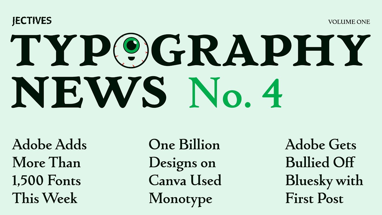 Typography News邃 No 4 Youtube