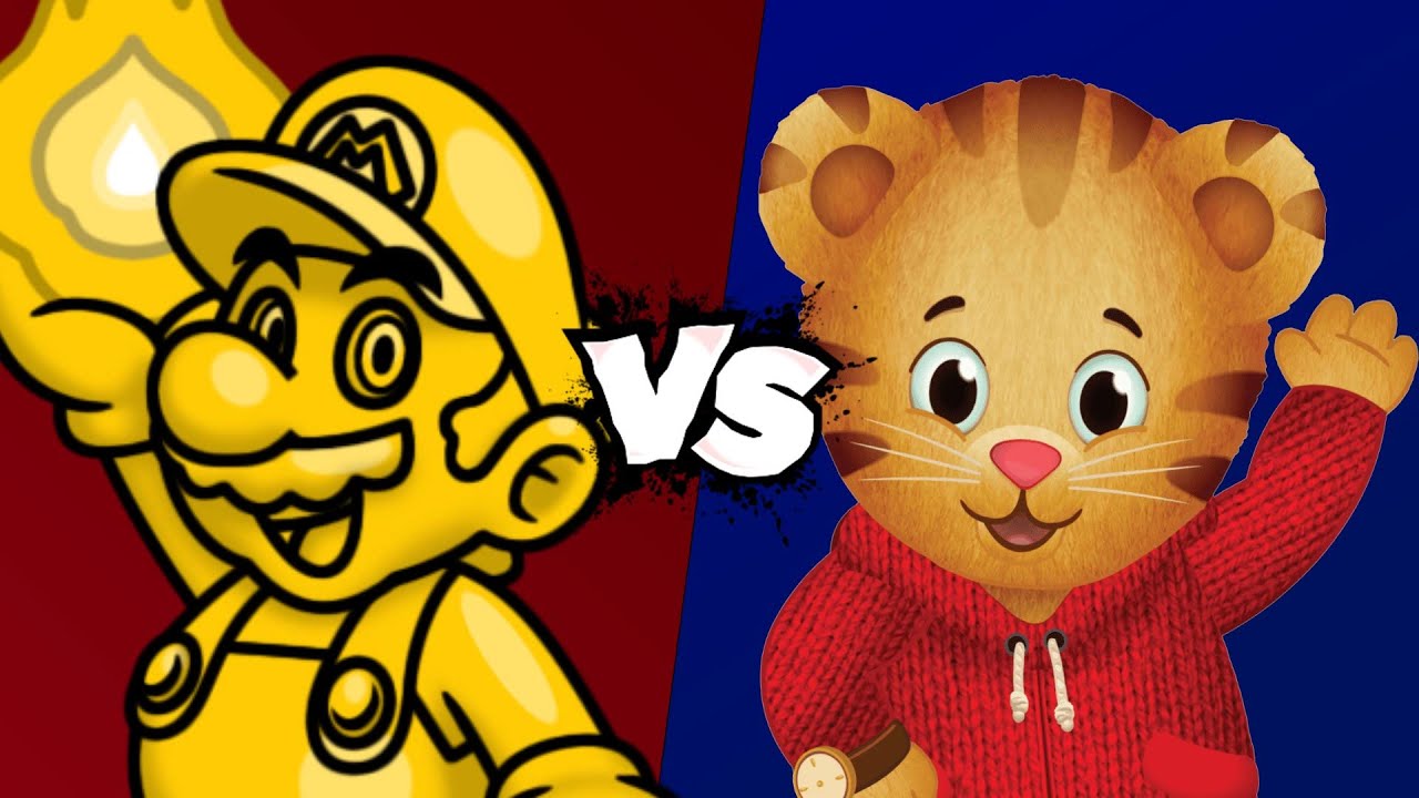 Mugen Battle Gold Mario Vs Daniel Tiger Youtube