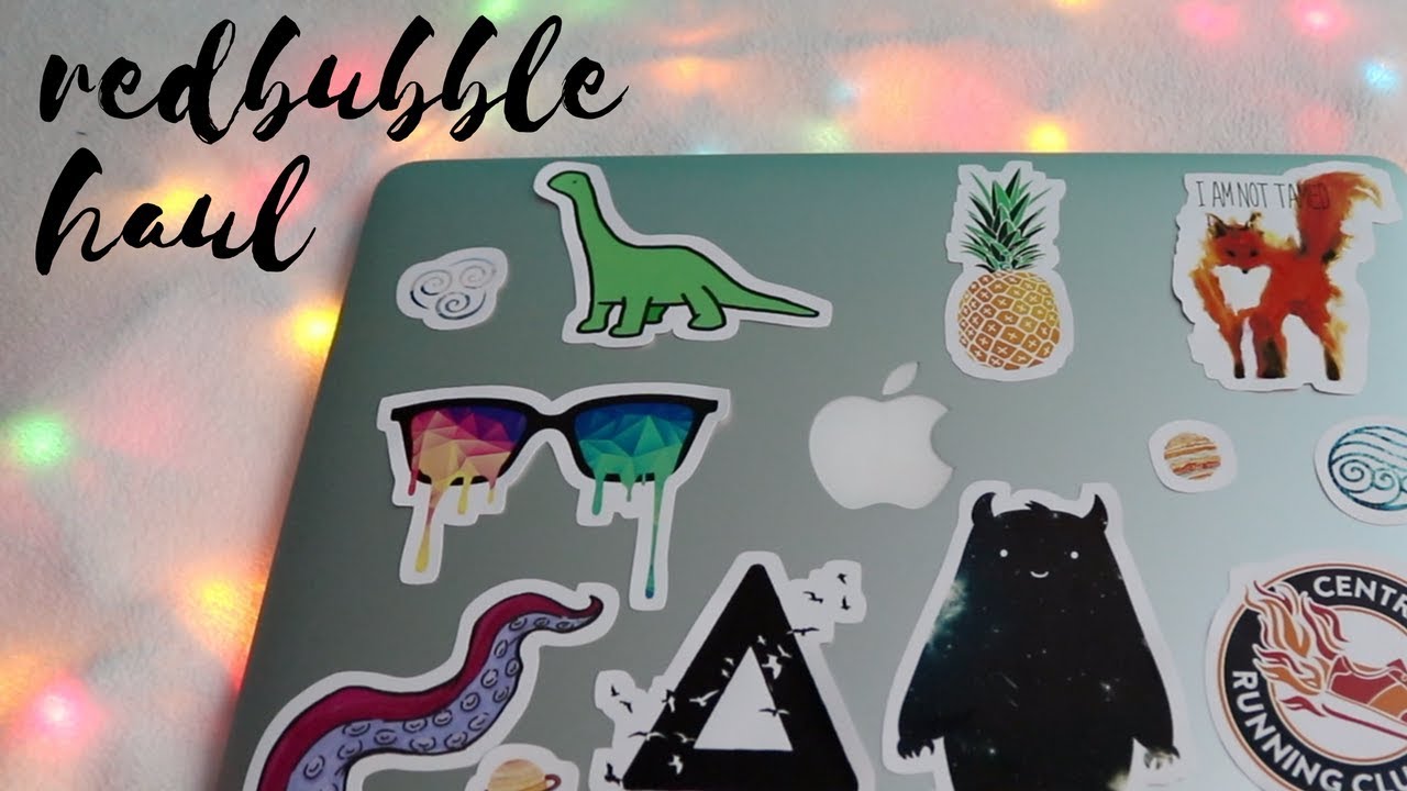 Redbubble Sticker Haul 2 0 Youtube