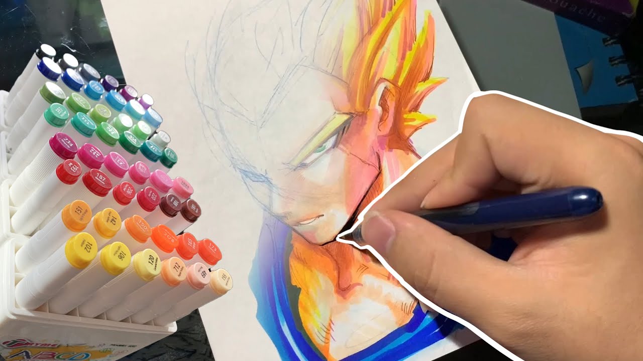 Como Dibujo Con Plumones Youtube