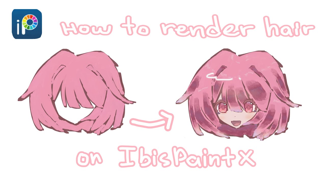 Hair Rendering Tutorial Ibispaint X Youtube