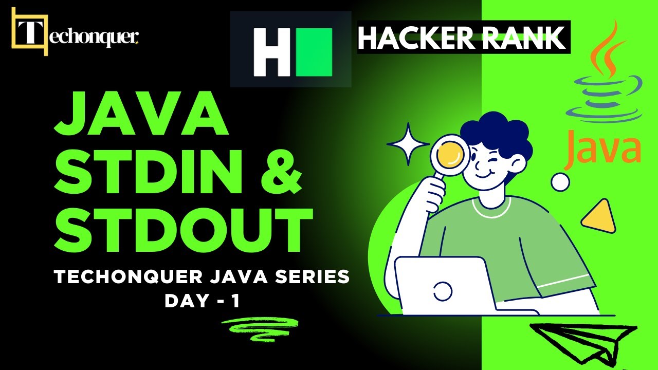 Hackerrank Java Programming Series Day 1 Solving Java Coding