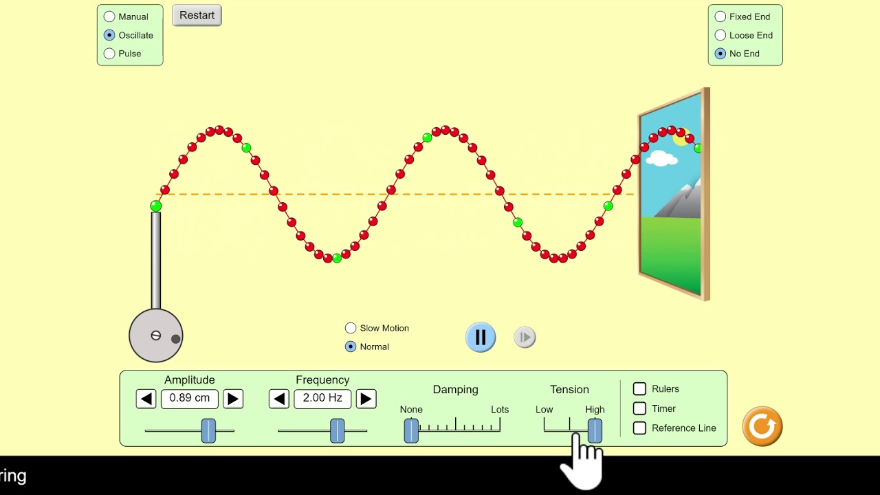 Wave On A Stringâ Phet Tutorial Youtube