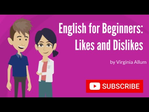 English For Beginners Likes And Dislikes With Transcript Youtube