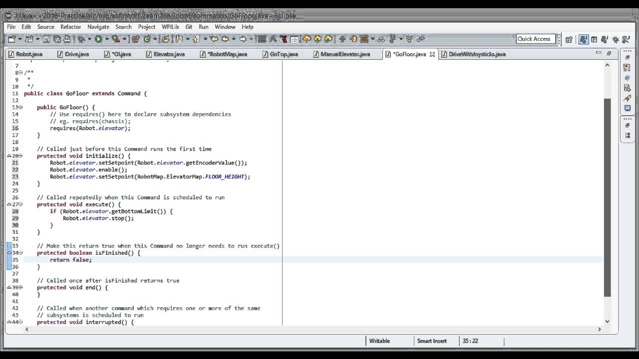 Coding An Frc Robot In Java Youtube
