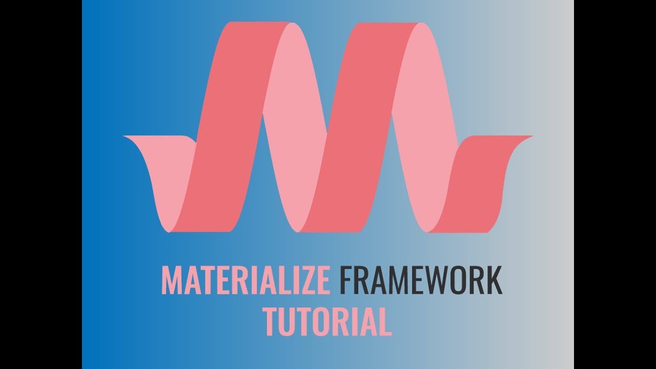 Materialize Framework Tutorial 1 Ita Youtube