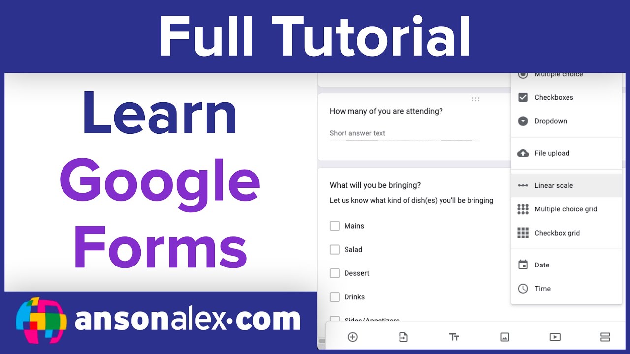 How To Use Google Forms Tutorial Youtube