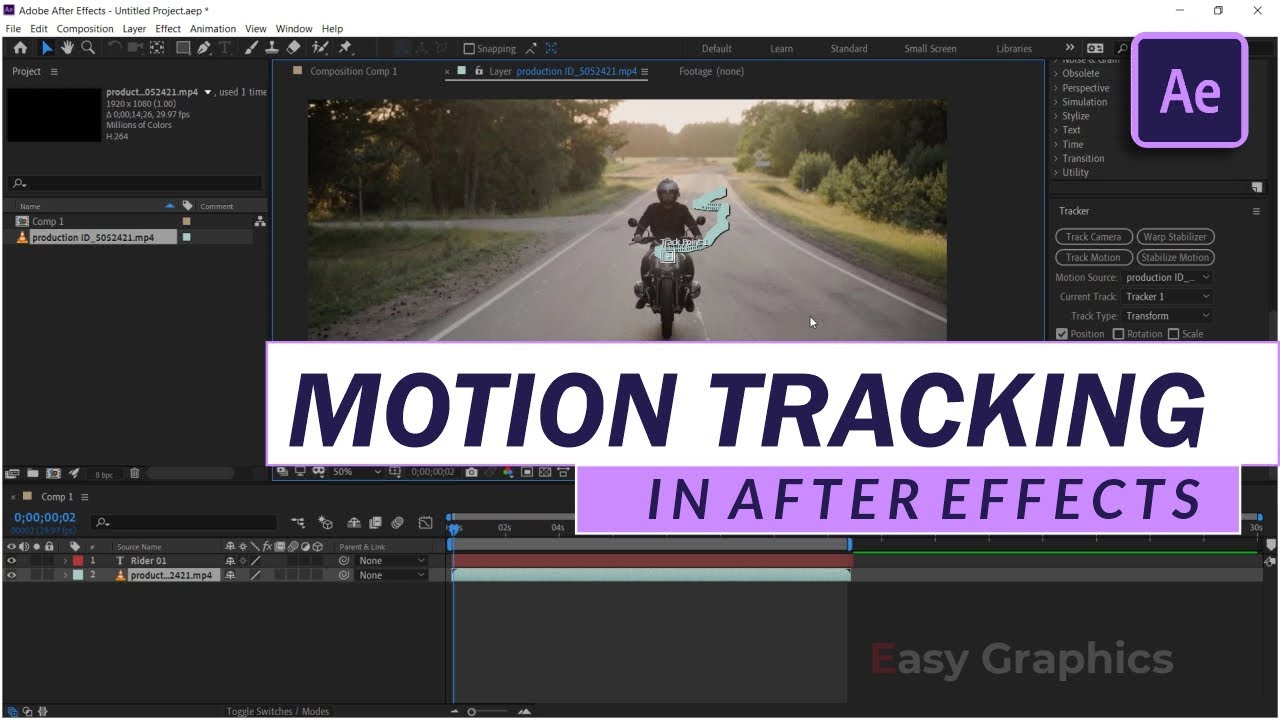 Motion Tracking In After Effects Hindi Tutorial Motiontracking Youtube
