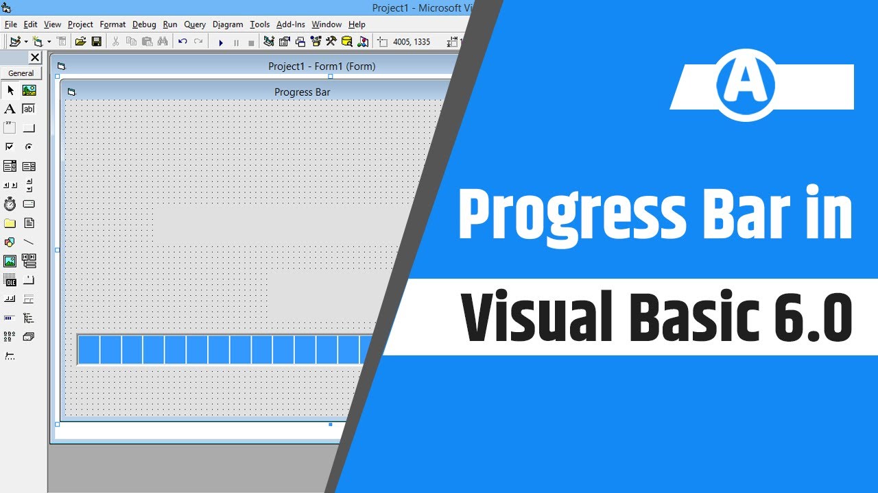 How To Create Progress Bar In Visual Basic 6 0 Youtube