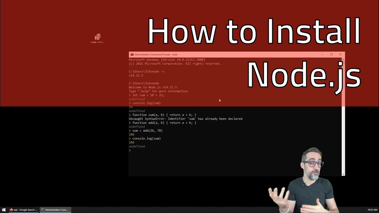 2 2 How To Install Node Js Fun With Websockets Youtube