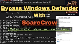 Bypass Windows Defender With Scarecrow Meterpreter Re Doovi