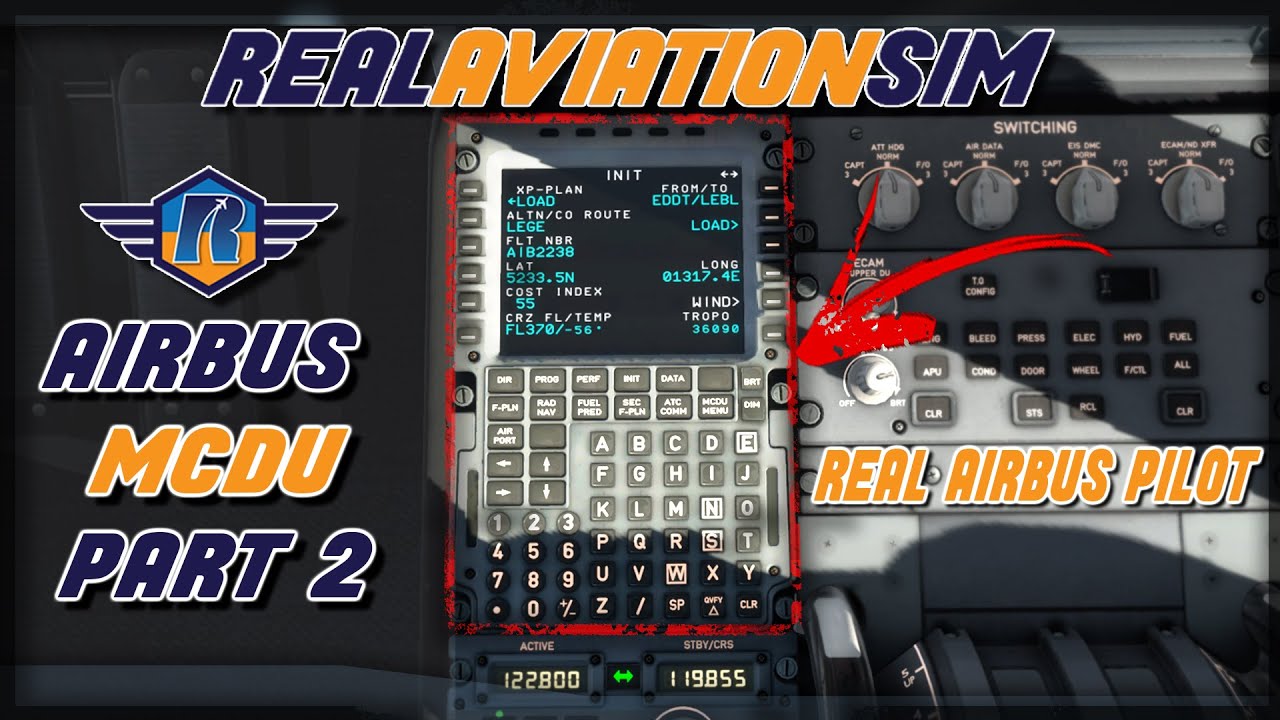 Airbus Mcdu Tutorial Parte 2 F Plan Real Pilot Youtube