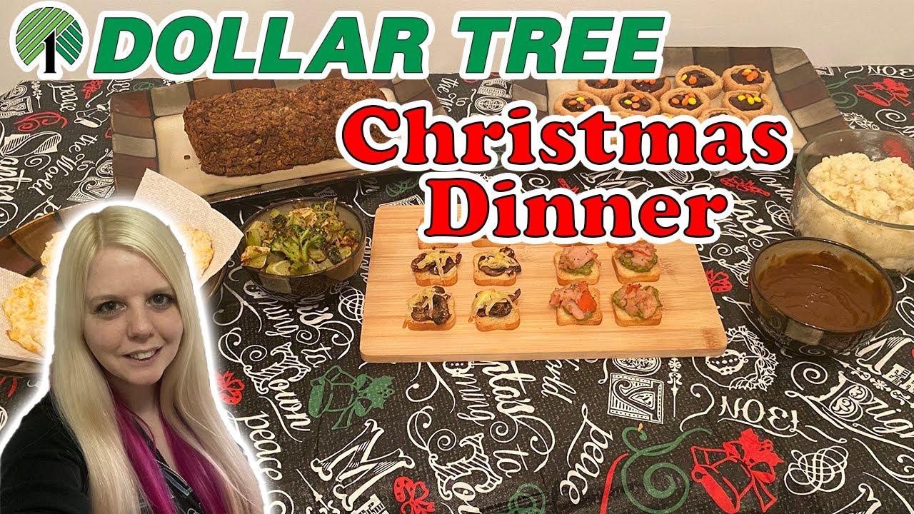 Dollar Tree Christmas Dinner Budget Family Holiday Meal Youtube