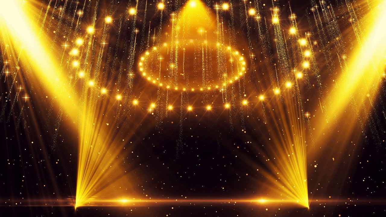 Golden Party Background 10 Hours 4k Shimmering Gold Lights Loop For